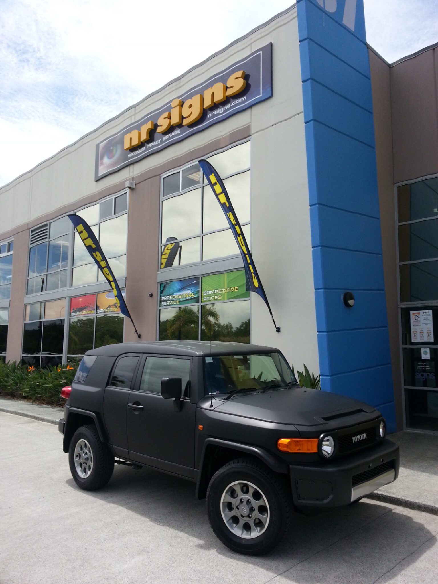 Great New Vehicle Wrap - NR Signs